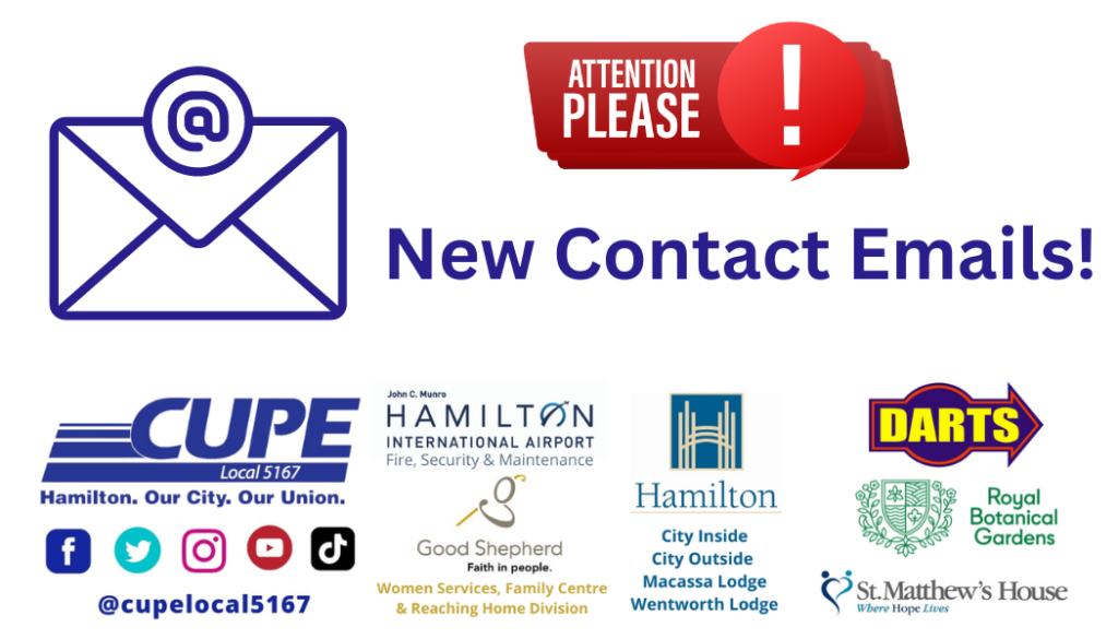 Hamilton. Our City. Our Union. - CUPE Local 5167